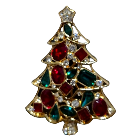 Monet | Jewelry | 3 Items Monet Beautiful Sparkling Holiday Pins With ...